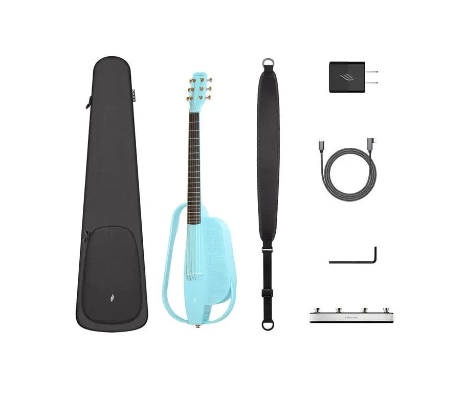 Enya NEXG2 Blue NEXG Blue - AI Audio Guitar with Looper pedal & Mic
