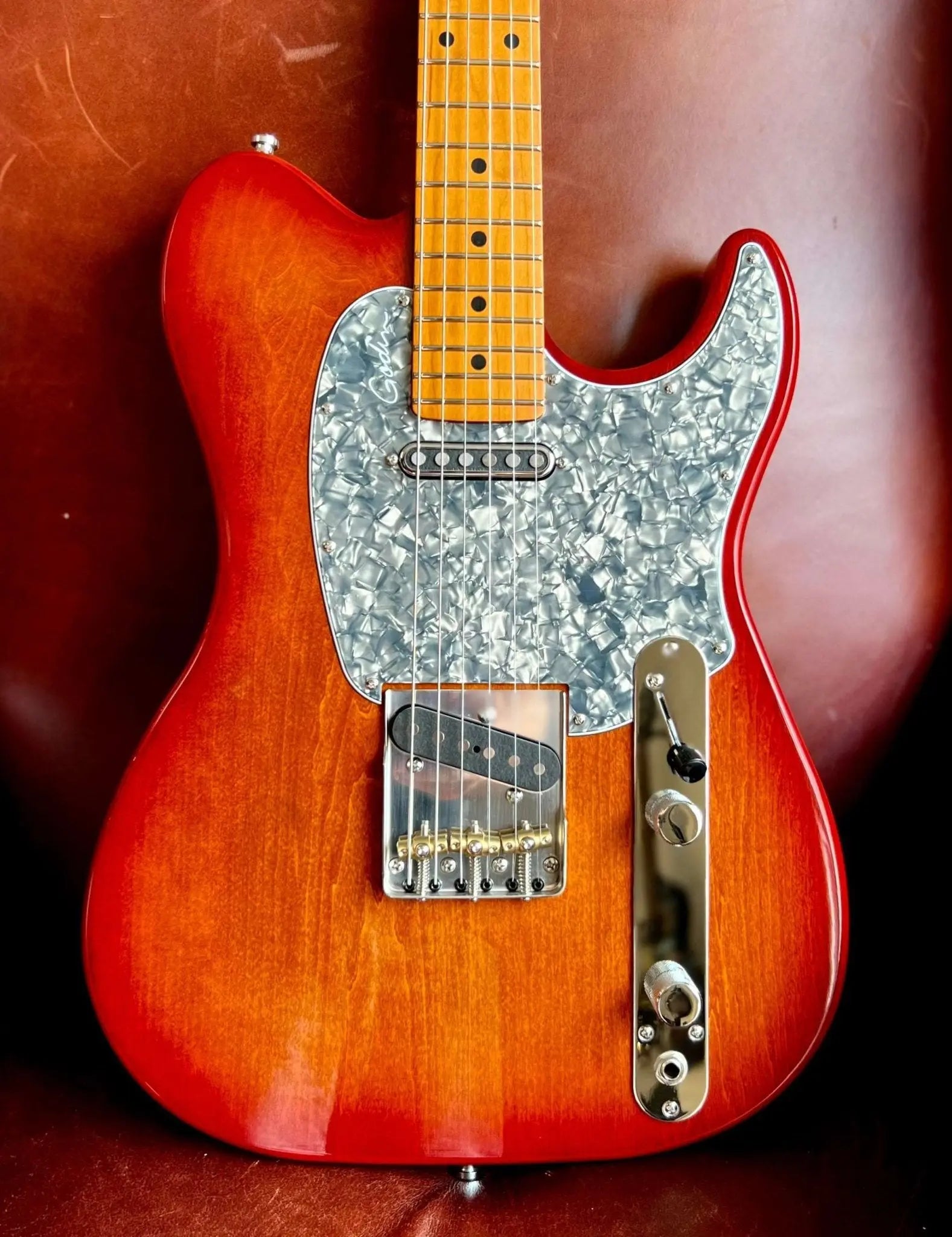 Godin Stadium Pro Electric Guitar ~ Sunset Burst MN - Richards Guitars